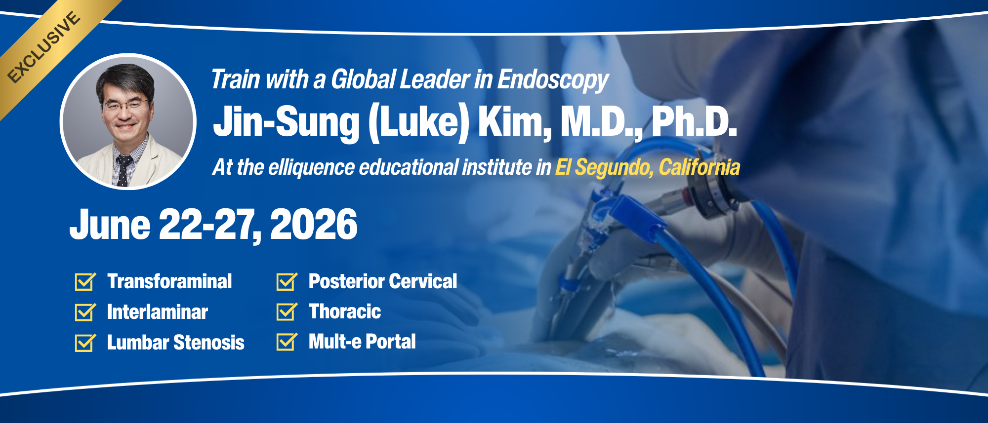 Train with Dr. Jin-Sung Luke Kim - elliquence